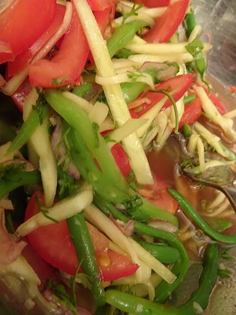 Som Tam Salad | SBA's Kitchen @ Home