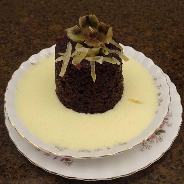 Steamed Persimmon Pudding is Served #1 | SBA's Kitchen @ Home