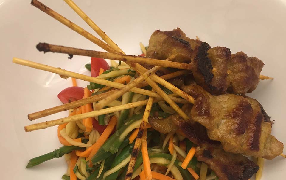 Muu Ping (Pork on Sticks) | SBA's Kitchen @ Home
